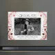 Watercolor Rose Quartz Crystals Photo Graduation Magnetic Invitation ...