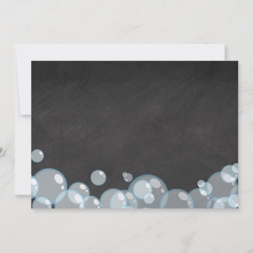 Watercolor Rubber Duck Chalkboard Photo Birthday Invitation | Zazzle