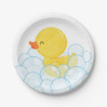 Watercolor Rubber Duck Party Paper Plates | Zazzle