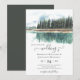 Watercolor Rustic Lake | Mountain Lake Wedding Invitation | Zazzle