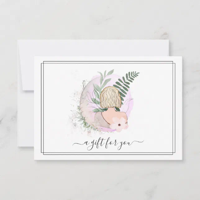 Watercolor Salon Hair | Gift Certificate | Zazzle