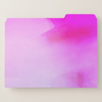 Watercolor Script Rainbow Pastel - File Folder | Zazzle