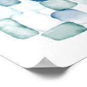 Watercolor Sea Glass Art Print | Zazzle