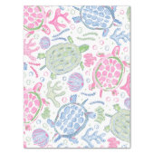 Watercolor Sea Turtles Ocean Tissue Paper | Zazzle