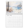 Watercolor Seasonal Wall Calendar | Zazzle