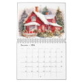 Watercolor Seasonal Wall Calendar | Zazzle