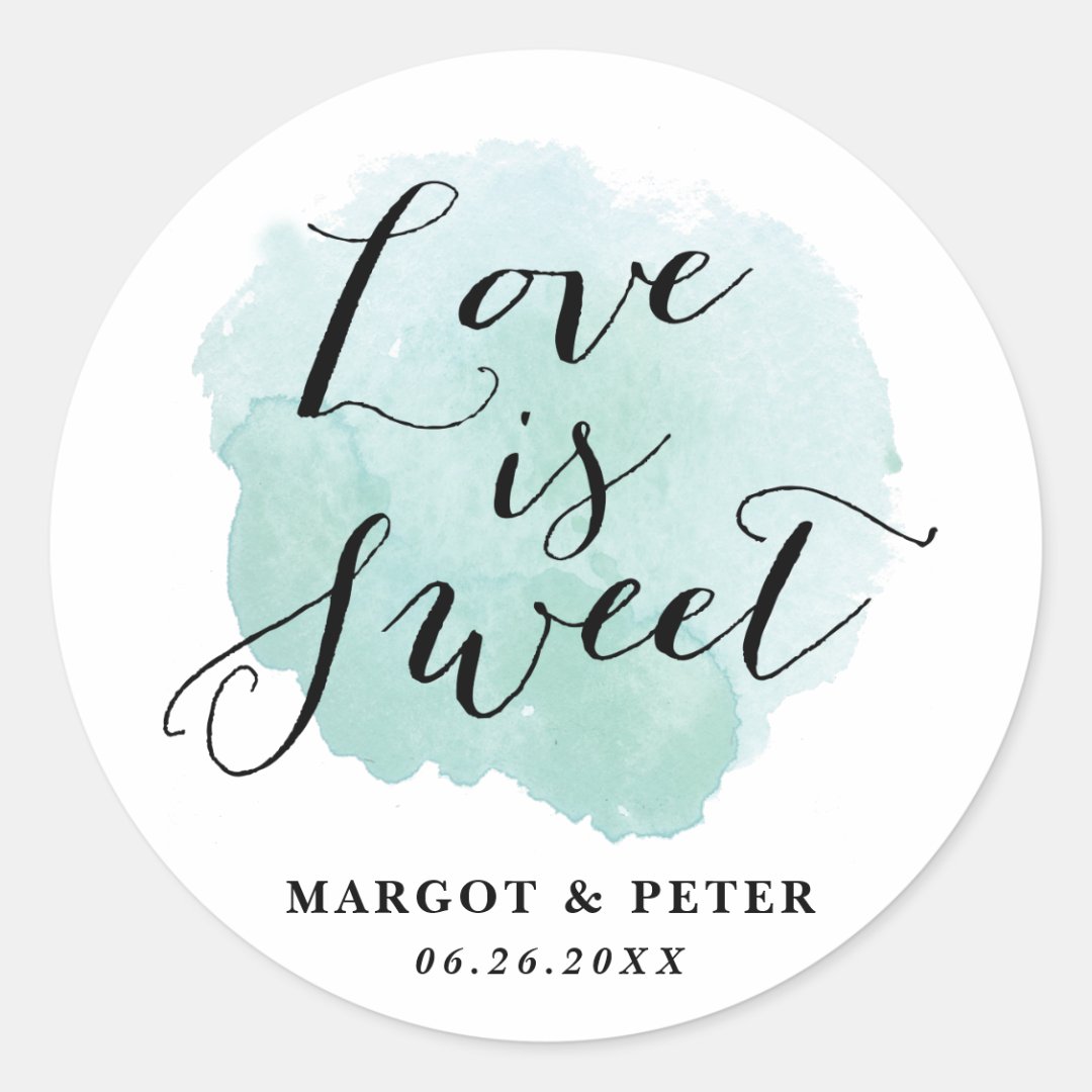 Watercolor spotlight stickers | Zazzle