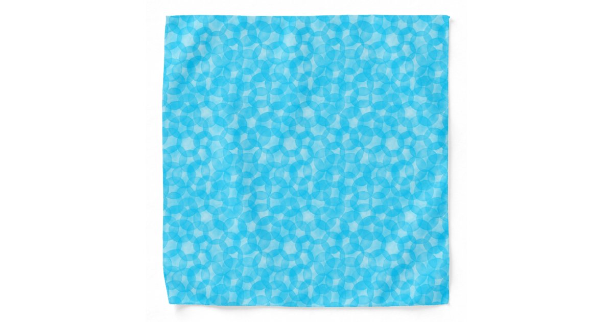 Watercolor Spots Pattern - Sky Blue Bandana | Zazzle