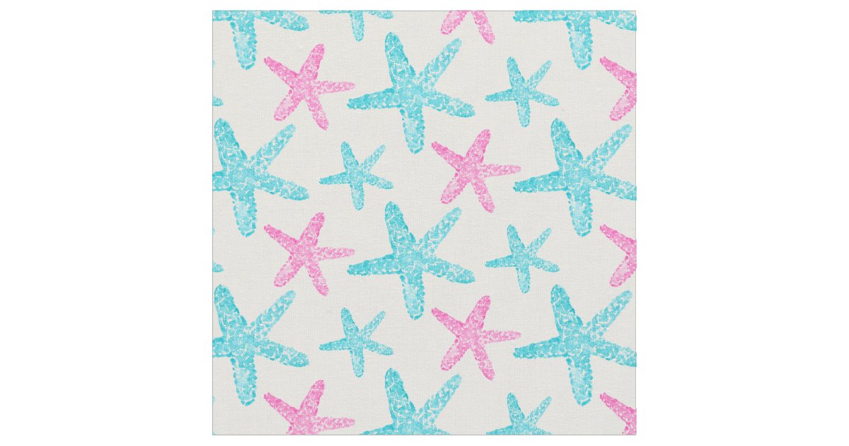 starfish pattern fabric