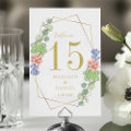 Watercolor Succulent Terrarium Wedding Table Number | Zazzle