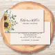 Watercolor Sunflower Eucalyptus Rustic Business Business Card | Zazzle
