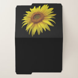 Watercolor sunflowers file folder | Zazzle