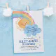 Watercolor Sunshine and Rainbow Birthday Invitation | Zazzle