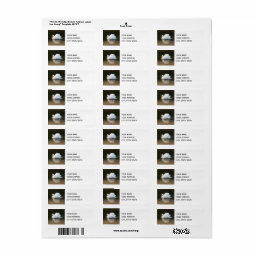 Watercolor Swan Label | Zazzle