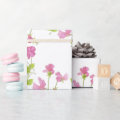 Watercolor Sweet Pea Flower Pattern Floral Design Wrapping Paper | Zazzle
