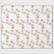 Watercolor Sweet Pea Flower Pattern Floral Design Wrapping Paper | Zazzle