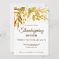 Watercolor Thanksgiving Invitation | Zazzle