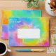 Watercolor Tie Dye Personalized Envelope | Zazzle