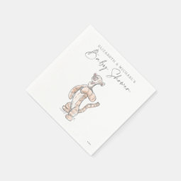 Watercolor Tigger Baby Shower Napkins | Zazzle