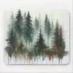 Watercolor Trees Rustic Wilderness Mouse Pad | Zazzle