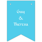 Watercolor Tropical Beach Wedding Bunting Flags | Zazzle