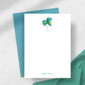 Watercolor Tropical Palm Tree Personal Note Card | Zazzle
