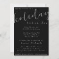 Watercolor Vogue Holiday Fashion Show Invitation | Zazzle