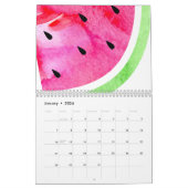 Watercolor Watermelon Calendar | Zazzle