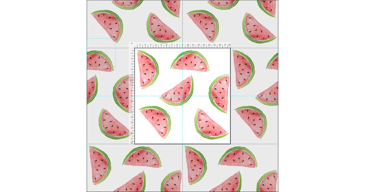 watermelon pattern fabric