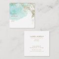 Watercolor Waves and Sand Pastel Business Card | Zazzle