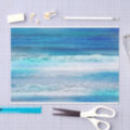 Watercolor Waves Tissue Paper | Zazzle