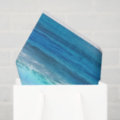 Watercolor Waves Tissue Paper | Zazzle