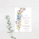 Watercolor Wildflower Garden Wedding Invitation | Zazzle