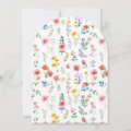 Watercolor Wildflower Spring Summer Arch Wedding Invitation | Zazzle