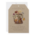 Watercolor Wildflower Tea Party Birthday Invitation | Zazzle