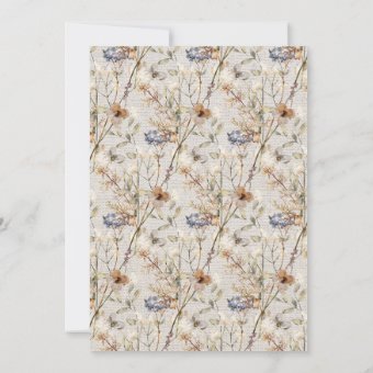 Watercolor Wildflower Tea Party Bridal Shower Invitation | Zazzle