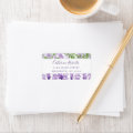 Watercolor Wisteria Wedding Address Label | Zazzle