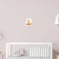 Watercolor Woodland Family Fox Room Decor | Zazzle