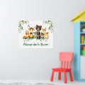 Watercolor Woodland Forest Animals Poster | Zazzle