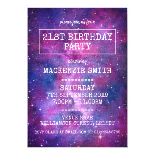 Galaxy Invitations | Zazzle