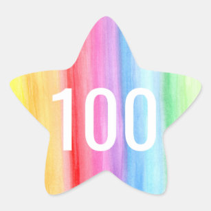 100th Birthday Stickers | Zazzle
