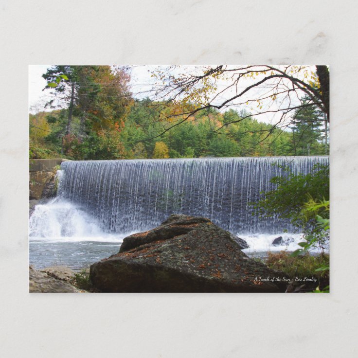 Waterfall at Banner Elk, North Carolina Postcard | Zazzle
