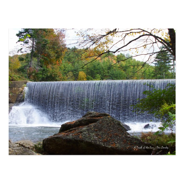 Waterfall at Banner Elk, North Carolina Postcard | Zazzle.com