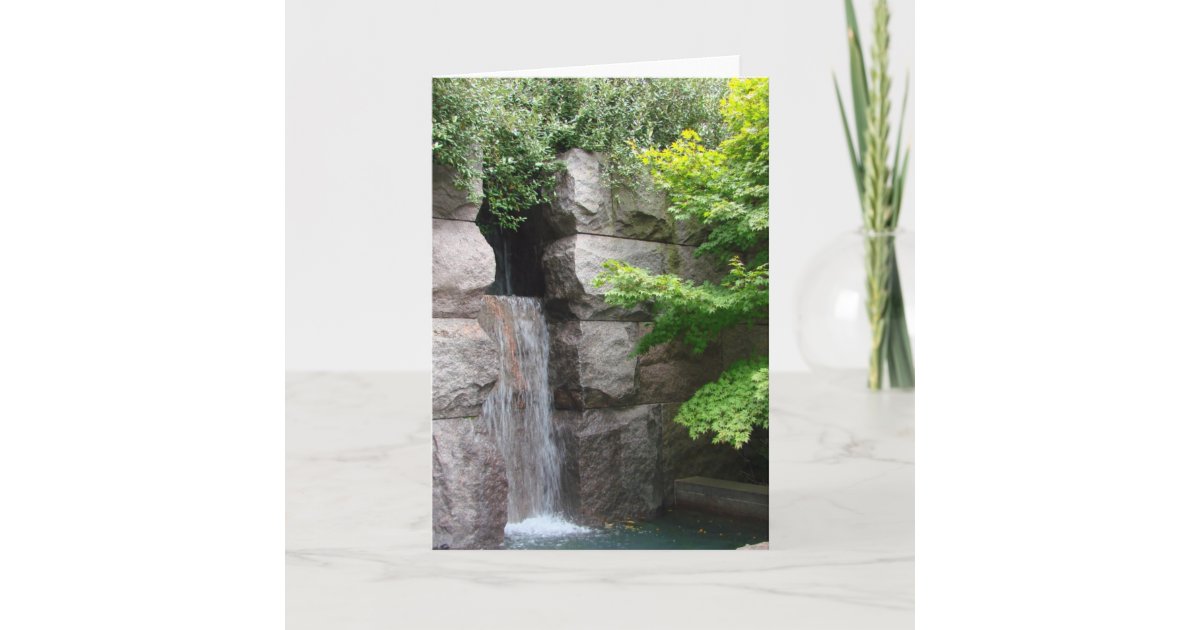 Waterfall note card | Zazzle