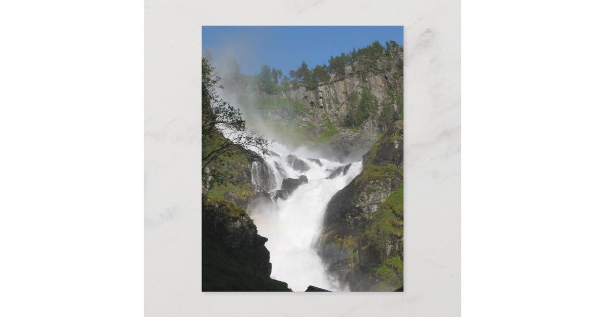 Waterfall Postcard | Zazzle