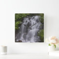 Waterfall wall clock | Zazzle
