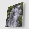 Waterfall wall clock | Zazzle