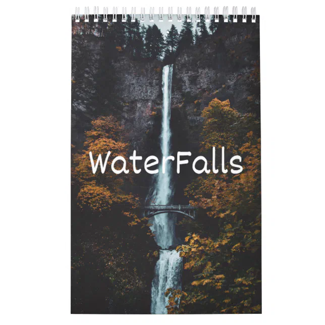 Waterfalls Collection Wall Calendar | Zazzle
