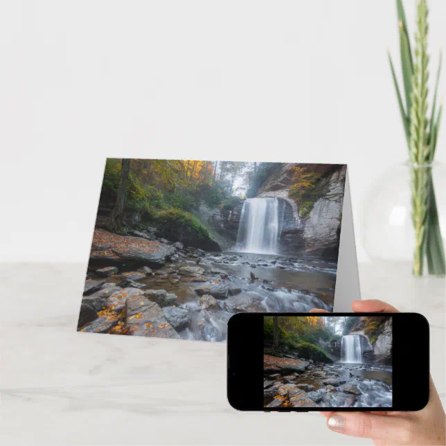Waterfalls | Looking Glass Waterfalls Card | Zazzle