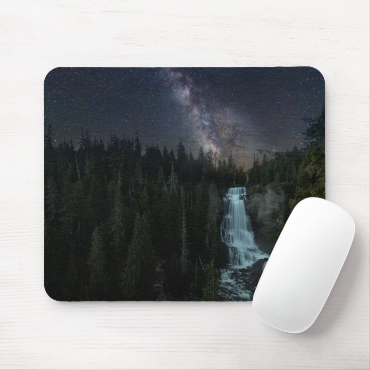 Waterfalls | Whistler Olympic Park Mouse Pad | Zazzle